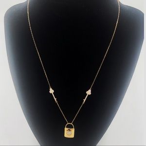 Alexa & Tori | Jewelry | Alexa Tori 4kgp 925 Ss Padlock Key Necklace ...